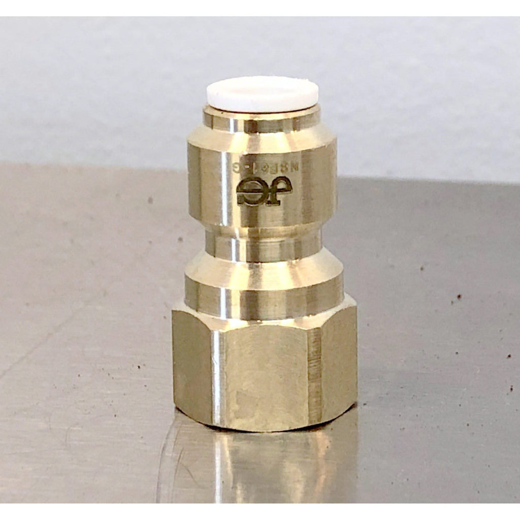 Buy Female Flare Brass Adapter 1/4 Tube x 1/4 Water Filters Gues